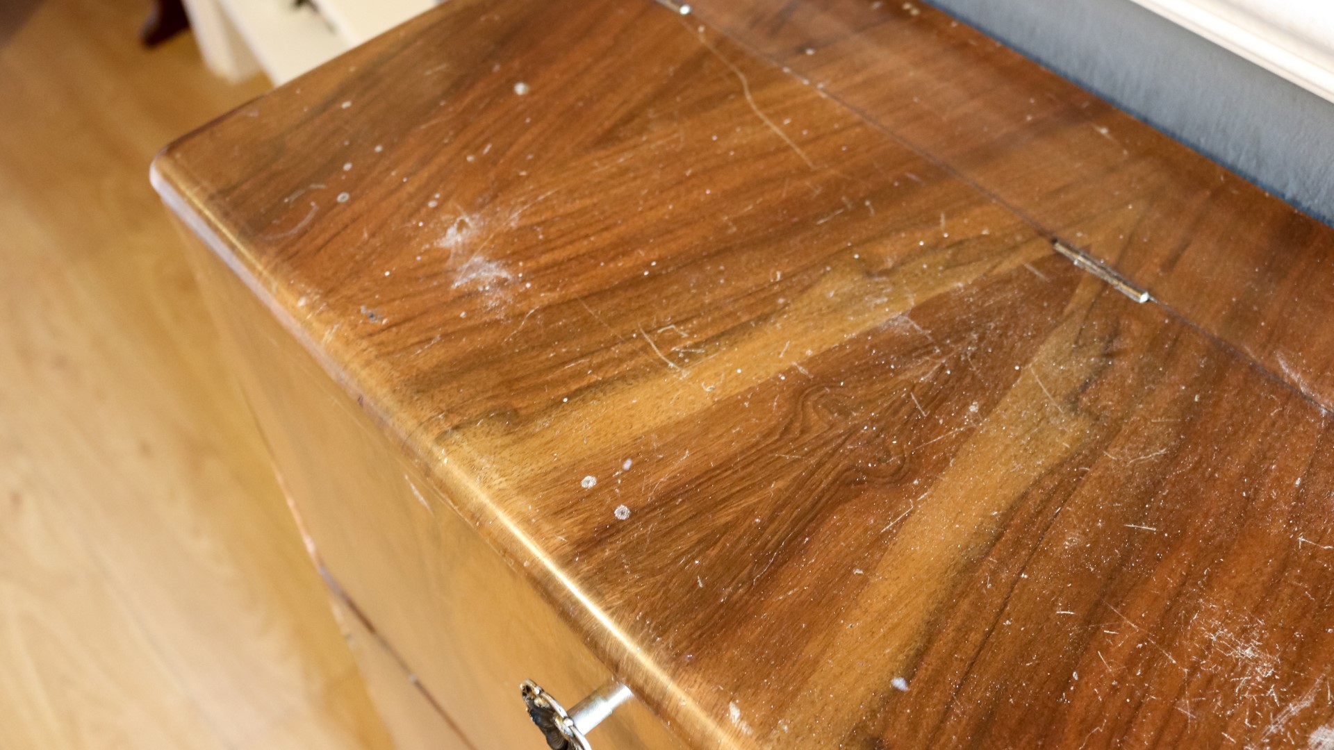 Restoring A Cocktail Cabinet & Veneer Repair | Rag 'n' Bone Brown - UK ...