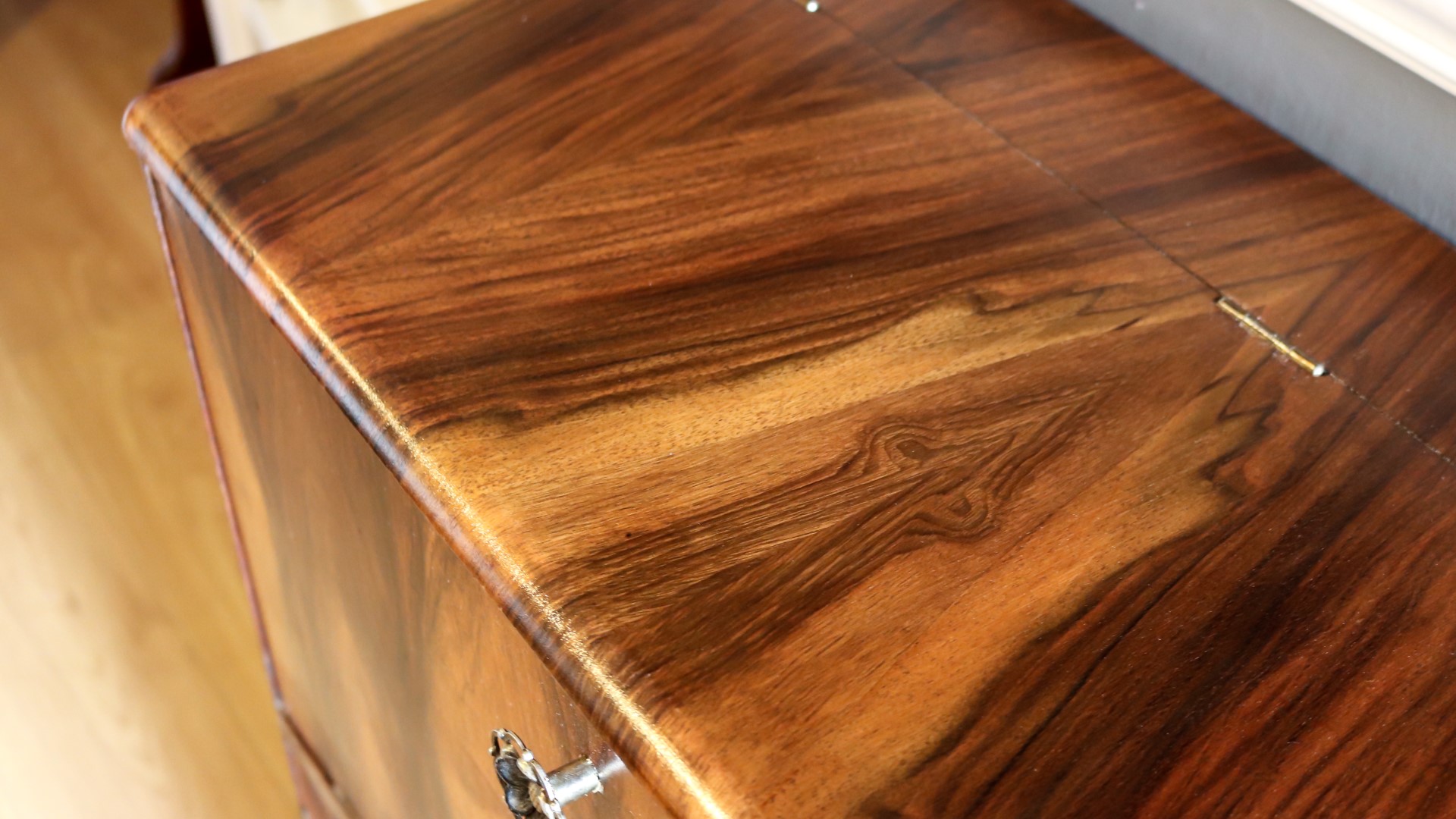 Restoring A Cocktail Cabinet & Veneer Repair | Rag 'n' Bone Brown - UK ...