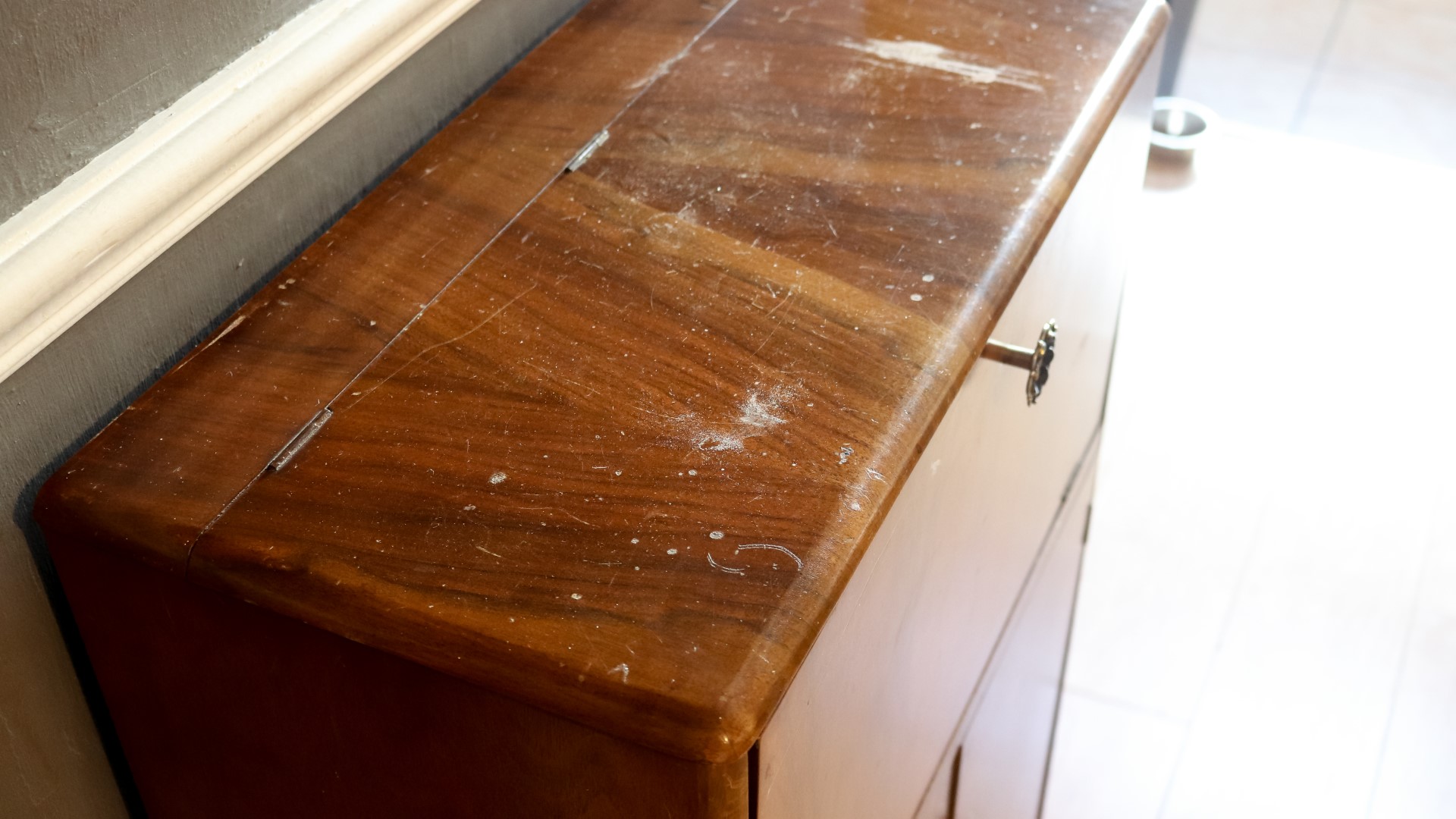 Restoring A Cocktail Cabinet & Veneer Repair | Rag 'n' Bone Brown - UK ...