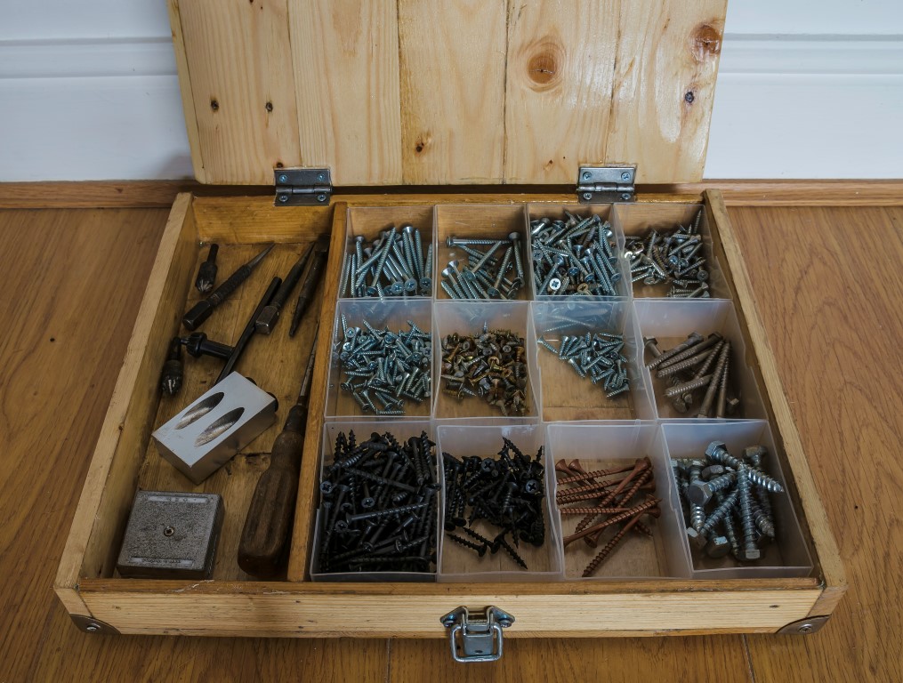 Screws and Nails Storage Box | Rag 'n' Bone Brown - UK Woodworking and ...