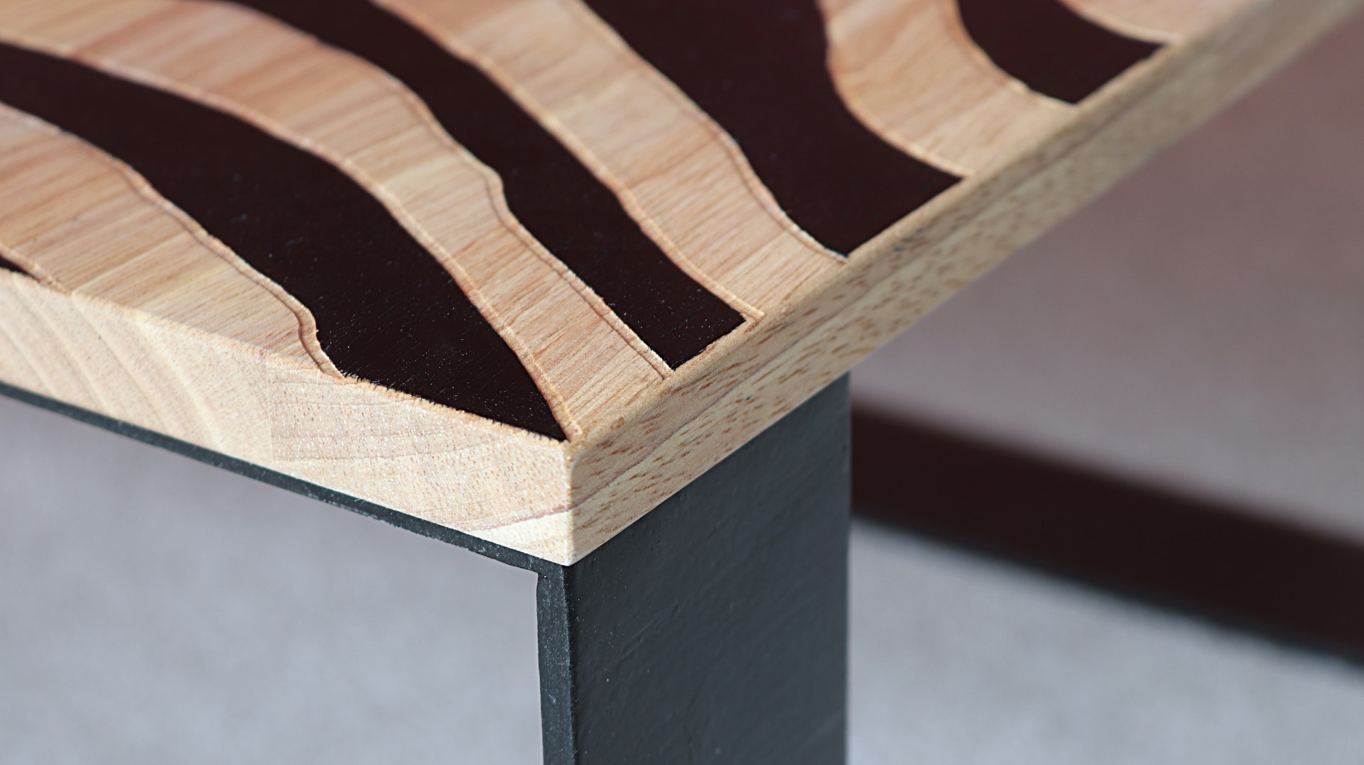 Animal Print Coffee Table | Rag 'n' Bone Brown - UK Woodworking and ...